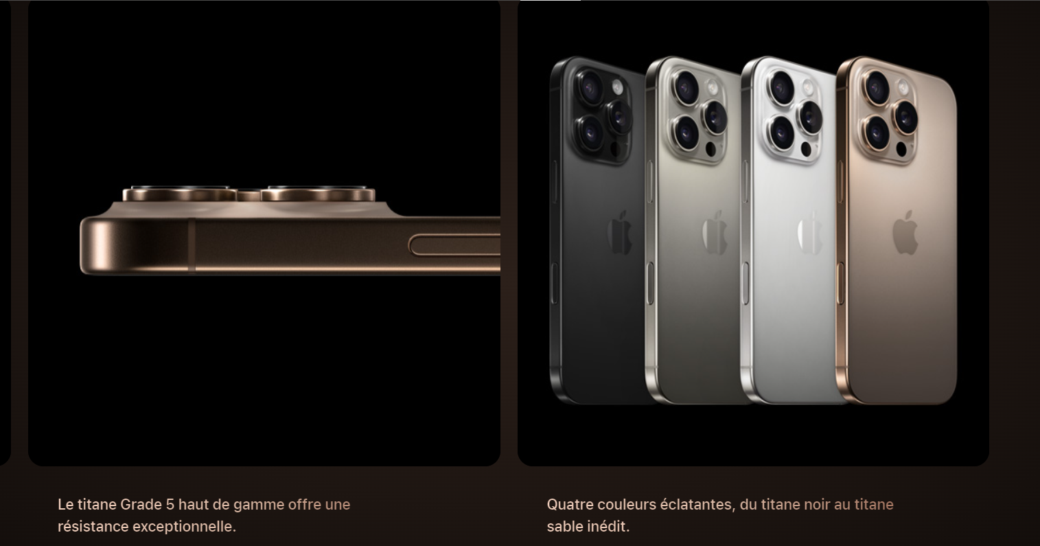 Apple iPhone 16 Pro Max Sable | Promo | Payez en 24X | La réunion 974